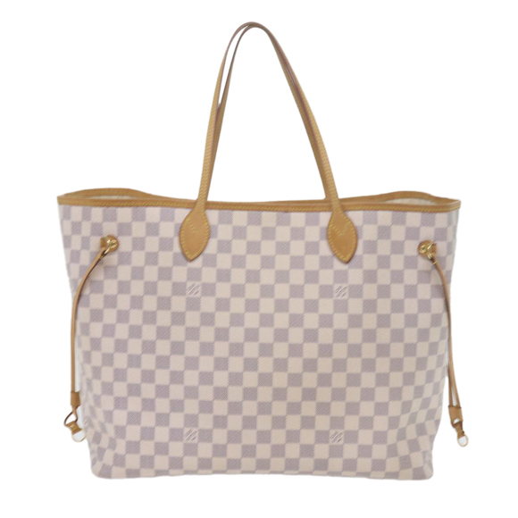 Louis Vuitton | Bags | Louis Vuitton Damier Azur Neverfull Gm Tote Bag ...
